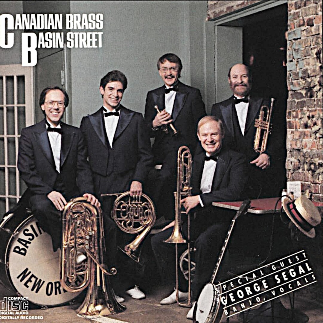 The Canadian Brass Basin Street With George Segal (CD, Album, US, 1987 ...