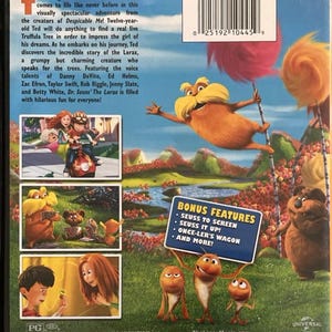 Dr. Seuss' the Lorax (2012) (DVD, Widescreen) - Etsy