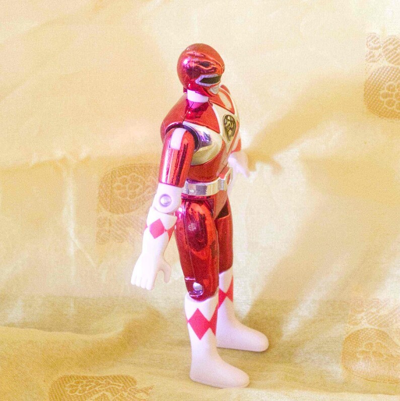 1995 Mighty Morphin Power Rangers: the Movie Metallic Red - Etsy