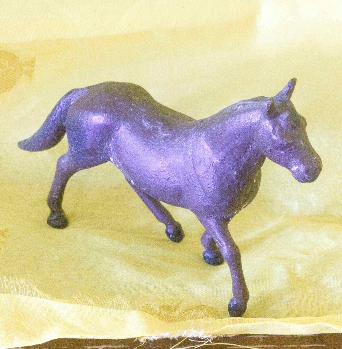 Vintage Hubley Cast Iron Black Horse Doorstop - Etsy