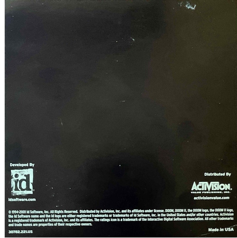 Doom II: Hell on Earth CD and Inner Liner Note Booklet Only - Etsy