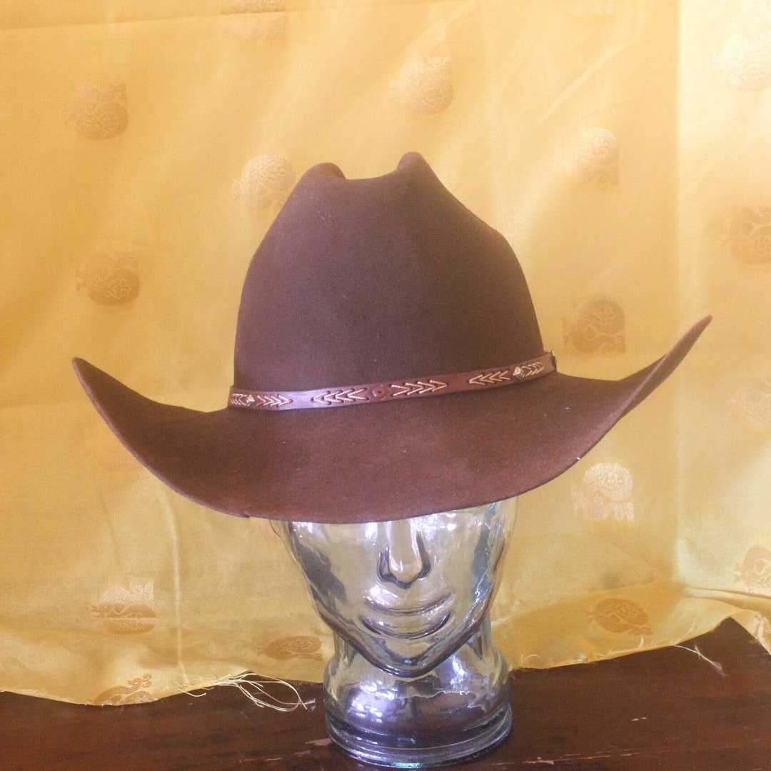 Stetson 4x Beaver red Deer Felt Cowboy Hat - Etsy