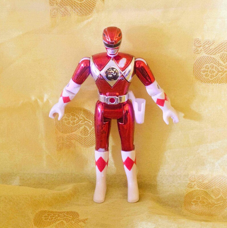 1995 Mighty Morphin Power Rangers: the Movie Metallic Red - Etsy