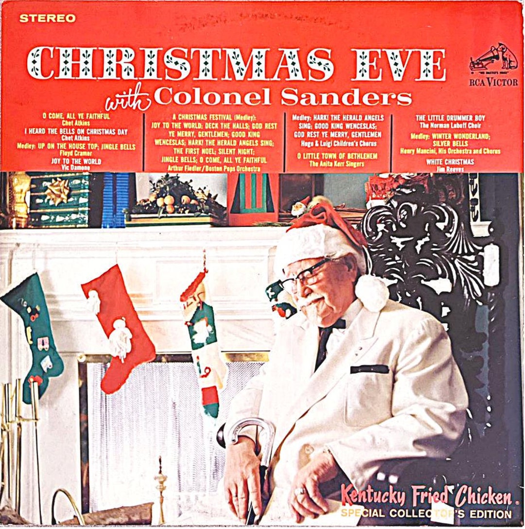 Christmas Eve With Colonel Sanders (vinyl, LP, Compilation, Stereo ...