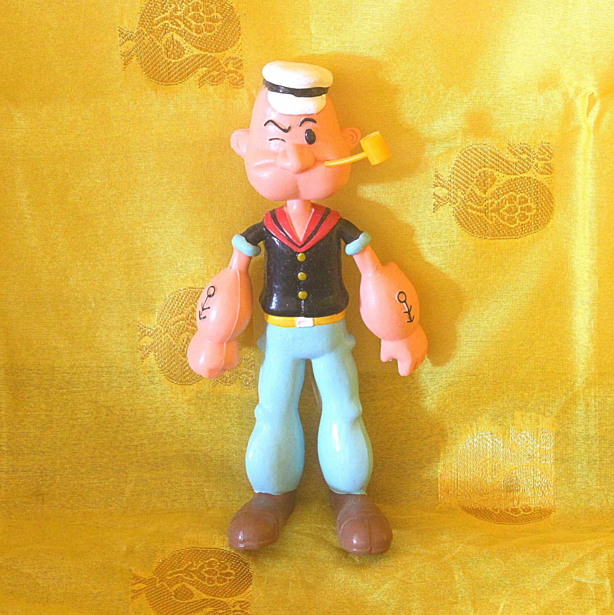 Vintage KFS Co. 7 Popeye & Olive Oil Bendable Figures, Vintage 1992 8.5 ...