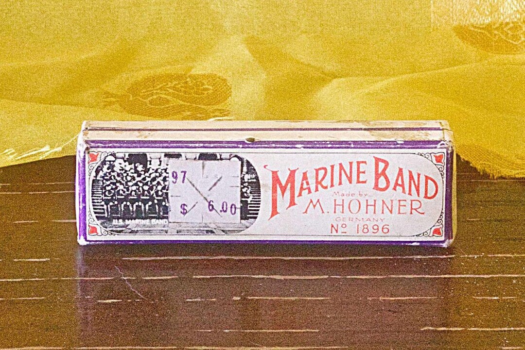 Vintage 1970's M. Hohner No. 1896 Marine Band Harmonica - Etsy