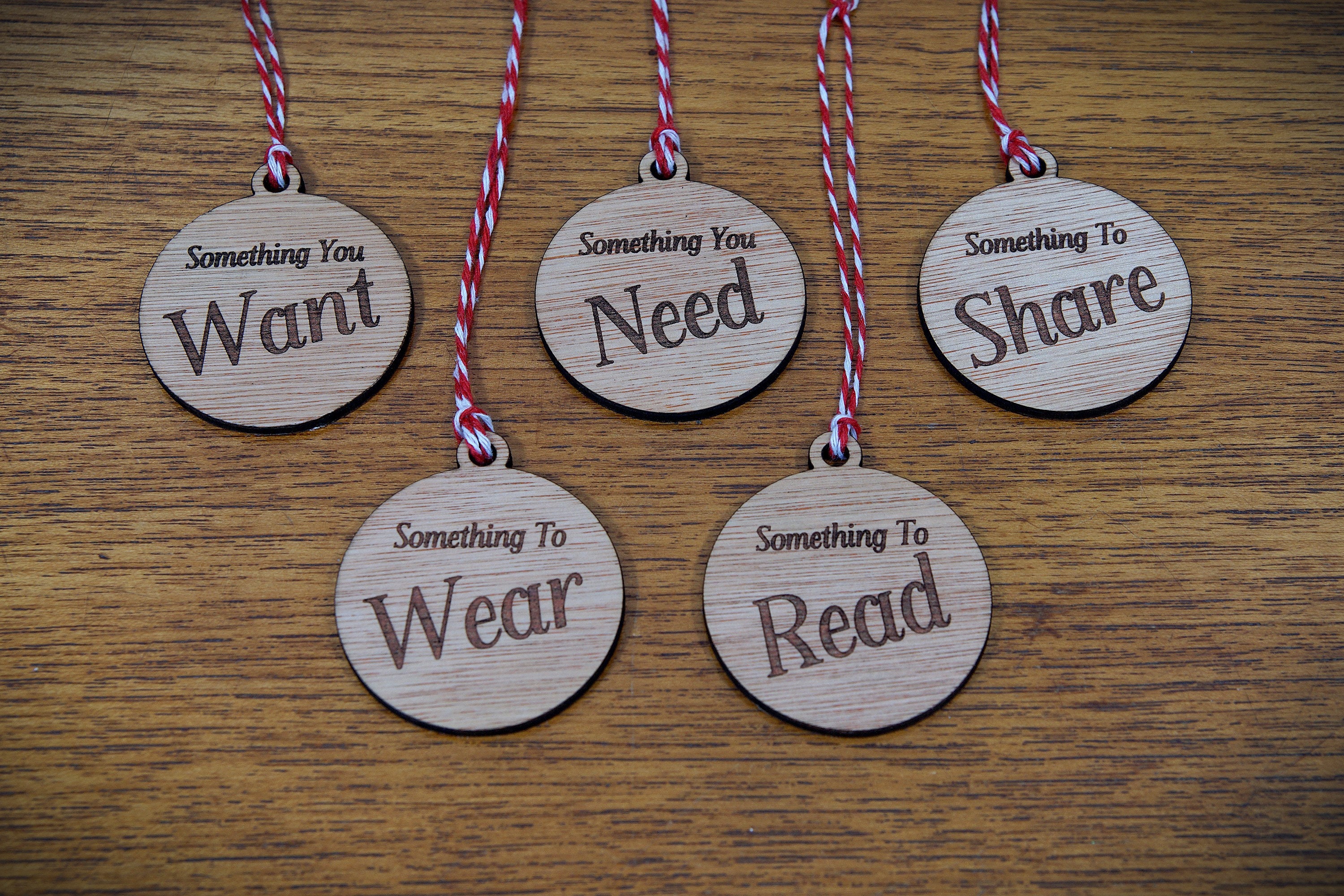 Charming Handmade Wooden Gift Tags Engraved Wood Decoration - Etsy