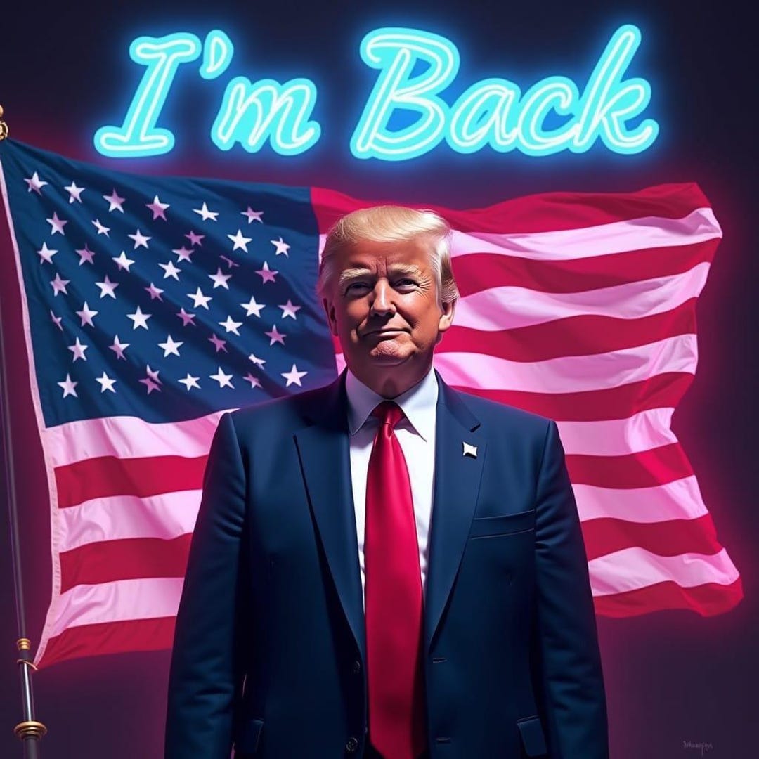 5 Trump I'M Back PNG Digital Download to Make Pictures, Posters, T ...