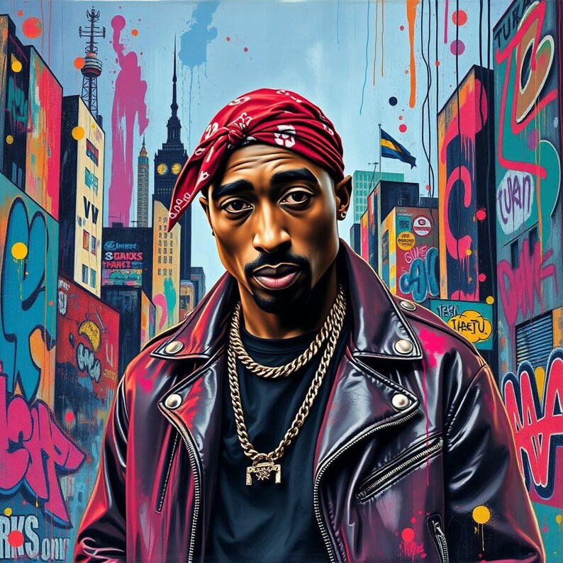 Tupac Rapper Abstract Musician Art-png Download to Make Pictures ...