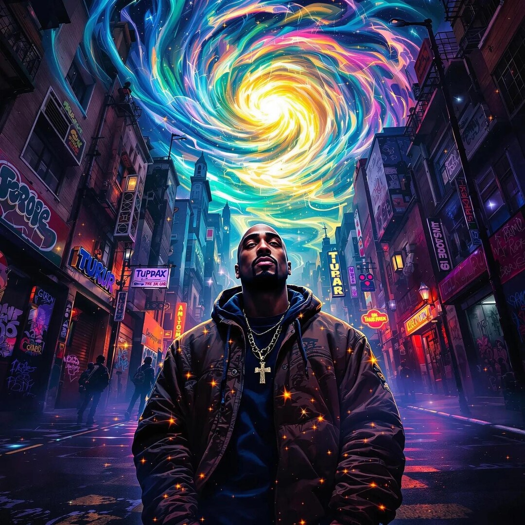 Tupac Rapper Abstract Musician Art-png Download to Make Pictures ...