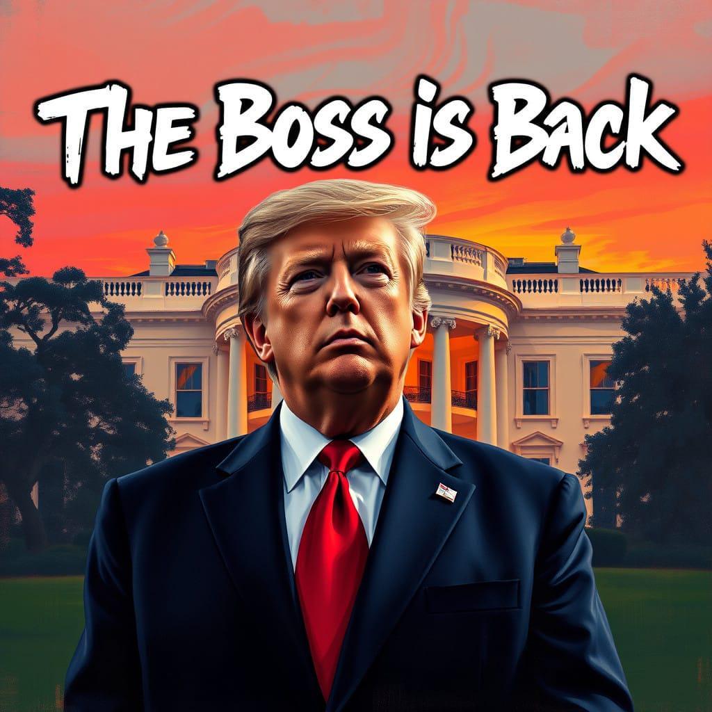 5 Trump the Boss is Back PNG Digital Download to Make Pictures, Posters ...