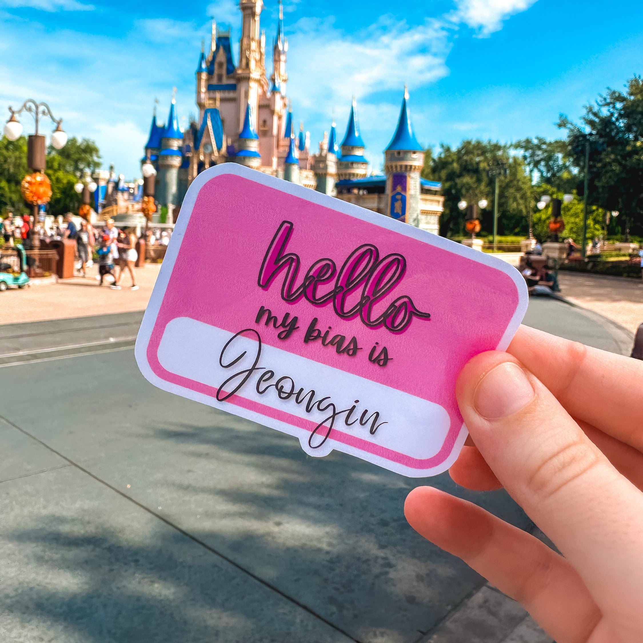 Stray Kids Hello My Name is Nametag Sticker SKZ KPOP Vinyl Laminated ...