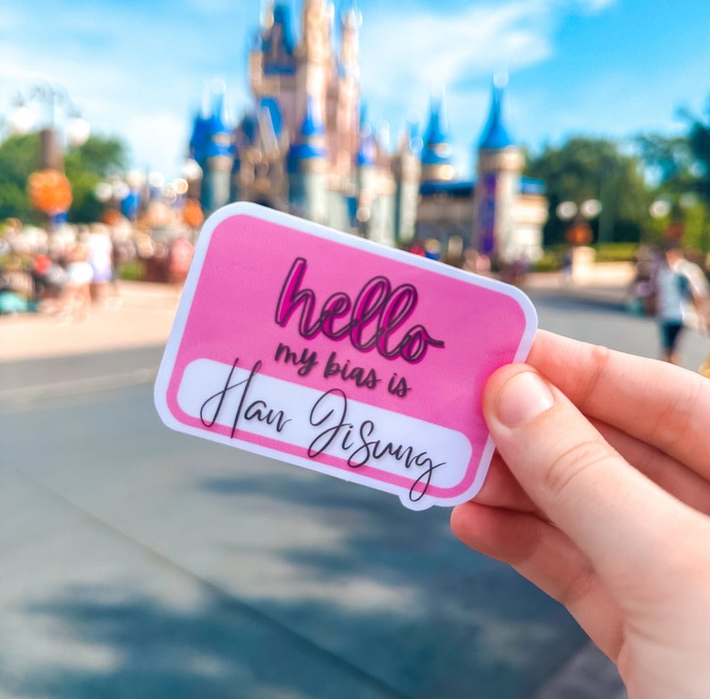 Stray Kids Hello My Name is Nametag Sticker SKZ KPOP Vinyl - Etsy
