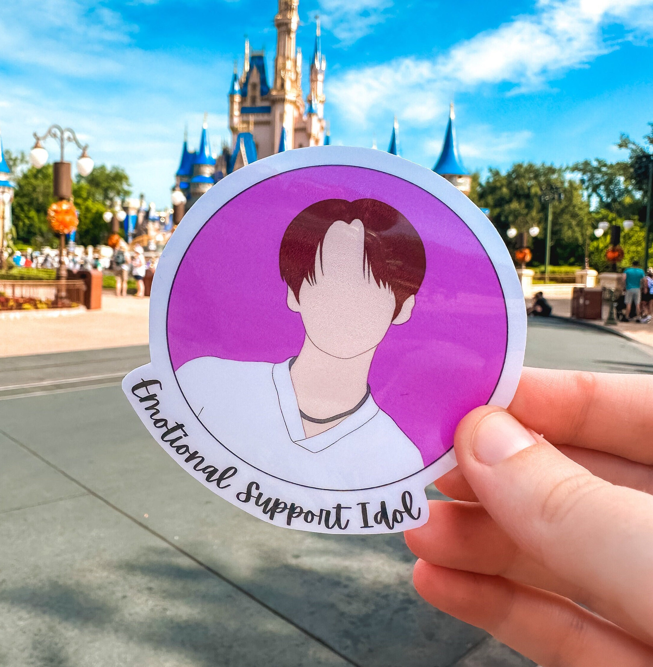 Stray Kids Emotional Support Idol Sticker Vinyl Glossy Seungmin Felix IN Bangchan Lee Know ...
