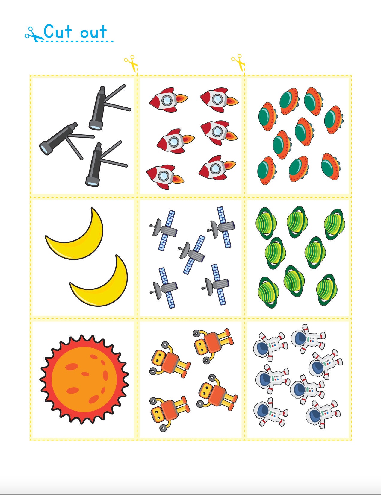 Printable Number Matching: 1-10 Number Matching Practice Sheet for ...