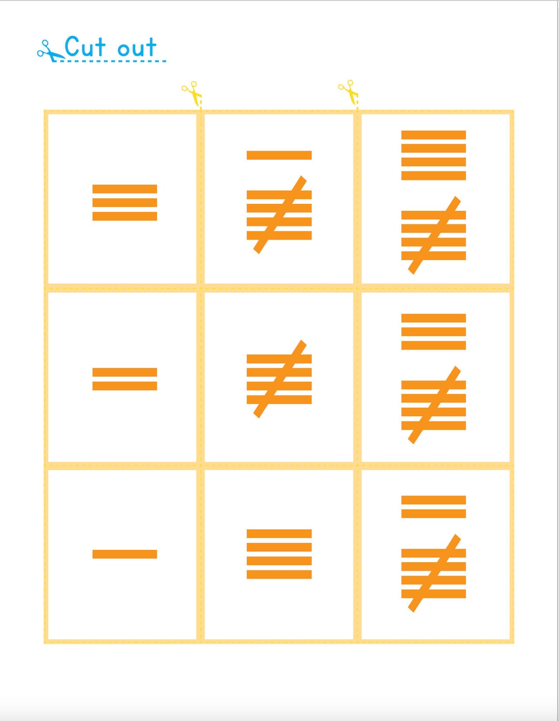 Printable Number Matching: 1-10 Number Matching Practice Sheet for ...