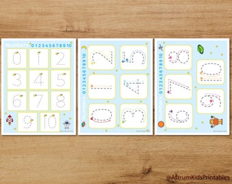 Number Writing Kindergarten Math / Number Writing Practice to 10 ...