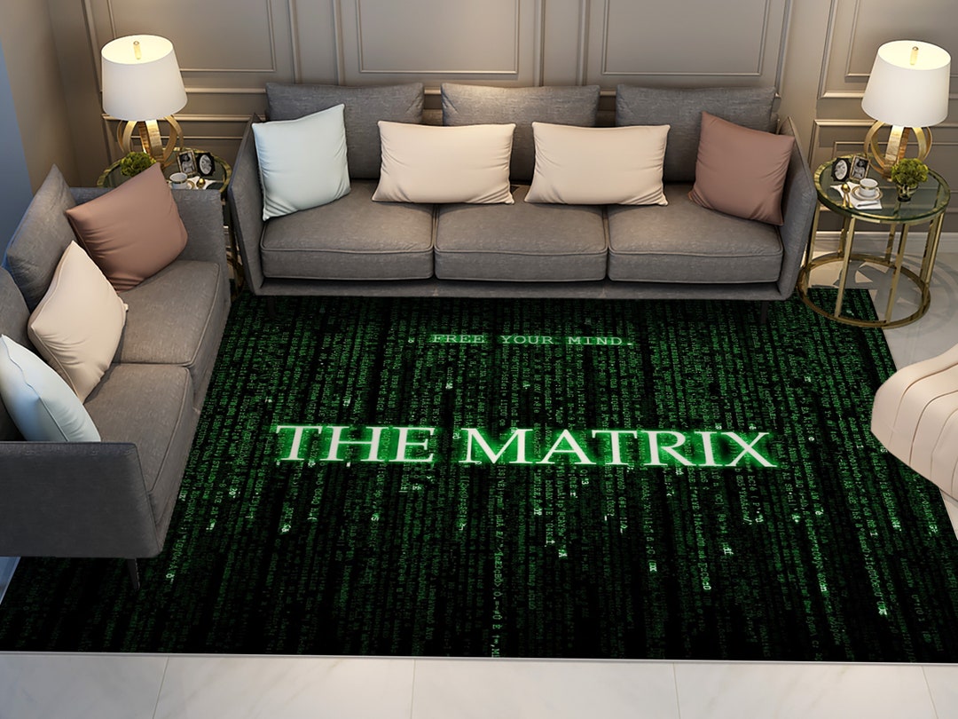 Matrix Rug Science-fiction Rug Living Room Rug Cinema Rug - Etsy