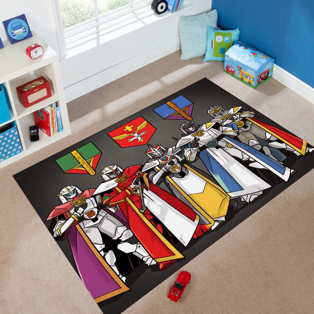 Voltron Rug,cartoon Themed Rug,rug of the Defender of the Universe,rug ...