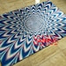 Psychedelic Optical Illusion Rug, Vortex Rug, Trippy Rug, Home Decor ...