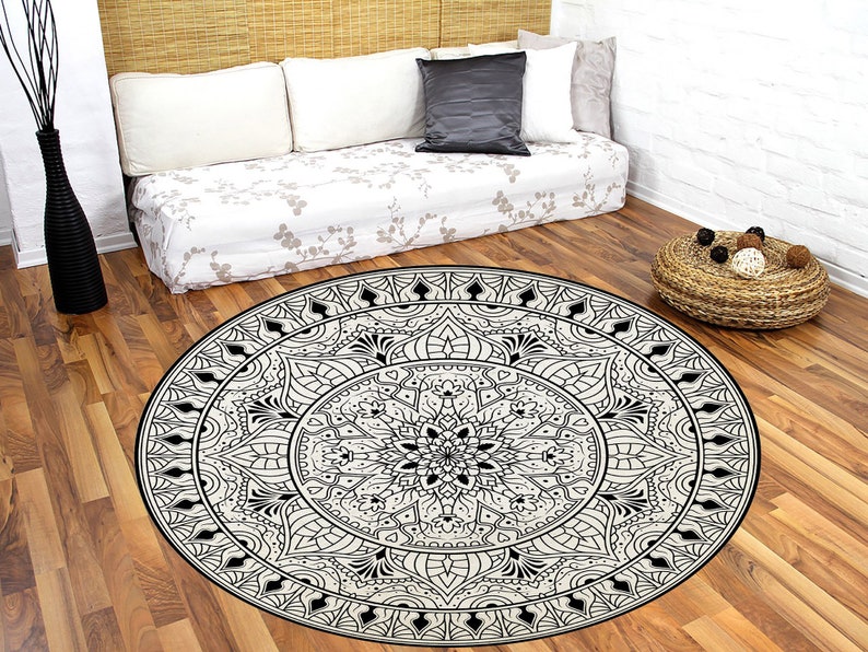 Psychedelic Optical Illusion Rug,vortex Rug,round Rug,trippy Rug,home ...