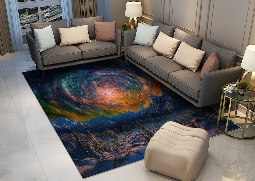 Space Rug,galaxy Rug,galactic Rug,planet Rug,space Pattern Rug,area Rug ...