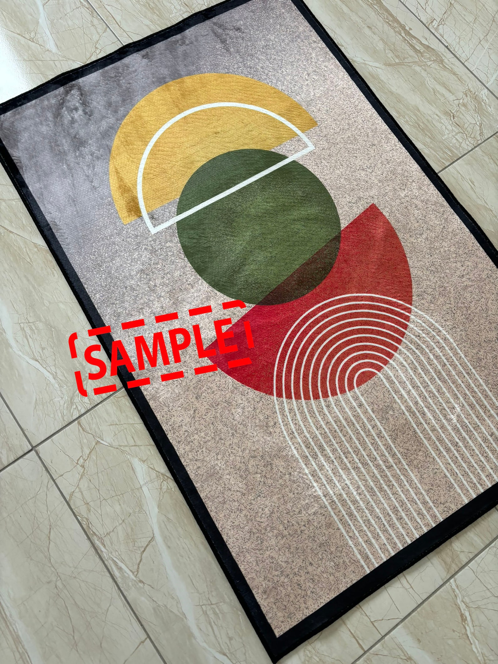 Mid Century Rug,mid Century Modern Rug,mid Century Decor,abstract Rug ...
