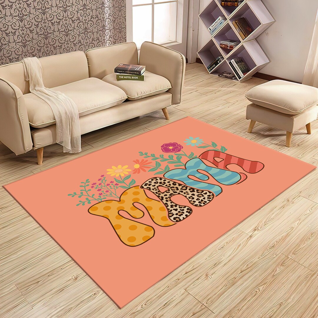 Mothers Day Rug, Mother's Day Gift, Love Rug, Gift Rug, Area Rug, Floor ...