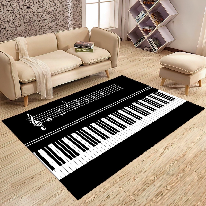 Piano Floor Rug - Etsy