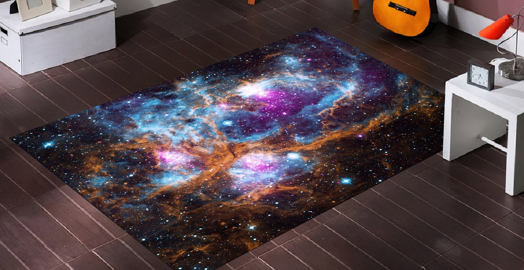 Space Rug,galaxy Rug,planet Rug,space Pattern Rug,solar System,space ...