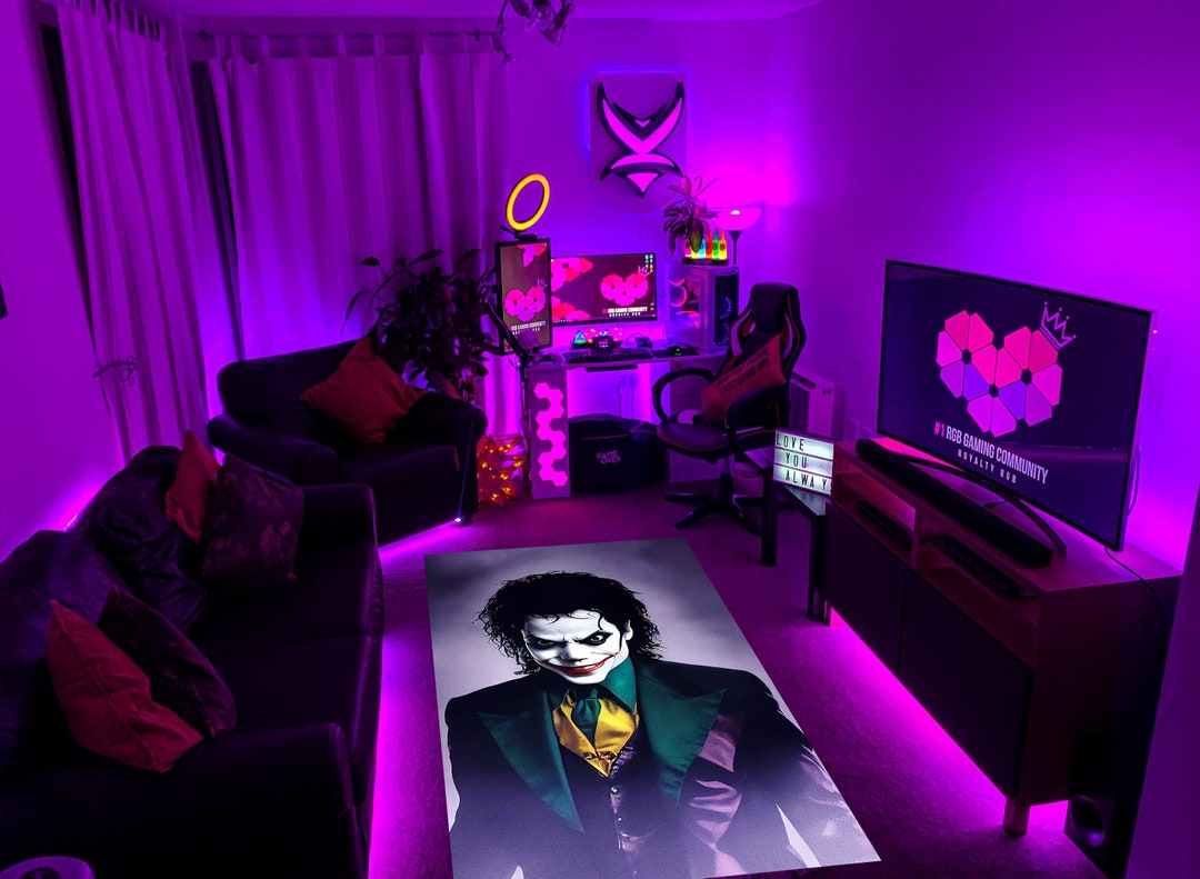 Joker Rug,famous Characters,king of Pop,music Rug,colorful Rug ...
