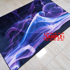 Neon Light Rug,neon Art,laser Rug,neon Smoke Rug,rug for Bedroom ...