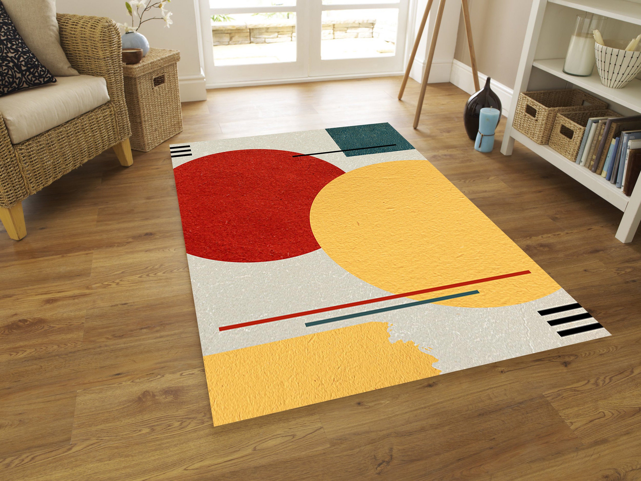 Mid Century Rugmid Century Modern Rugmid Century - Etsy