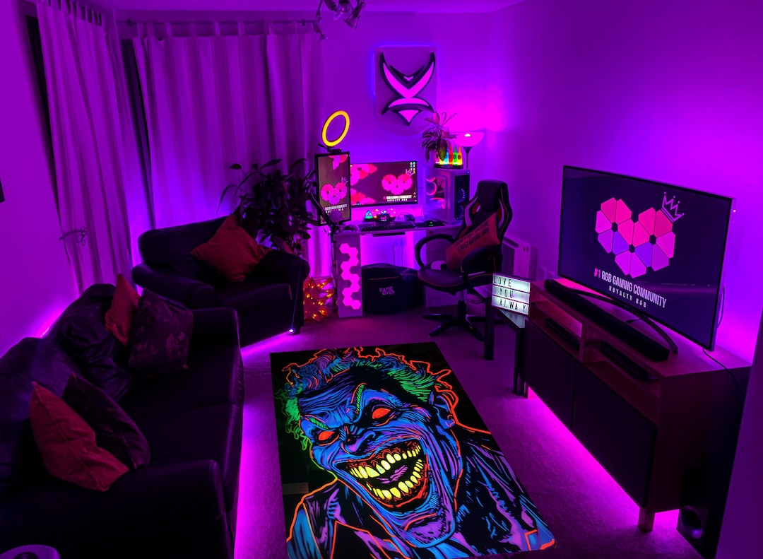 Joker Rug,famous Characters,joker Gift,colorful Rug,modern Area Rug ...