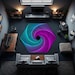 Hexagon Rug,vortex Rug,illusion Rug,psychedelic Rug,living Room Rug ...