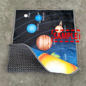 Space Rug,galaxy Rug,planet Rug,home Decor,solar System,kids Room Rug ...