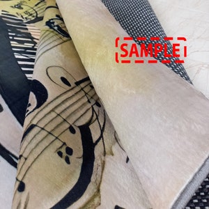 Musical Rug,musical Instrument,music Notes Rug,music Rug, Musical Gift ...