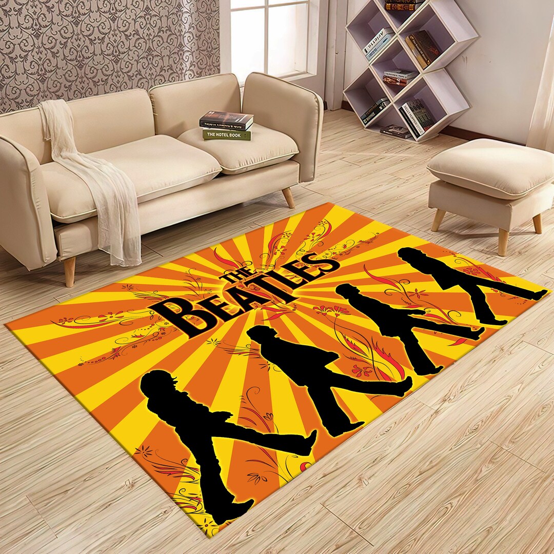 The Beatles Rug, Music Rug, for Living Room Rug, Fan Rug, Area Rug ...