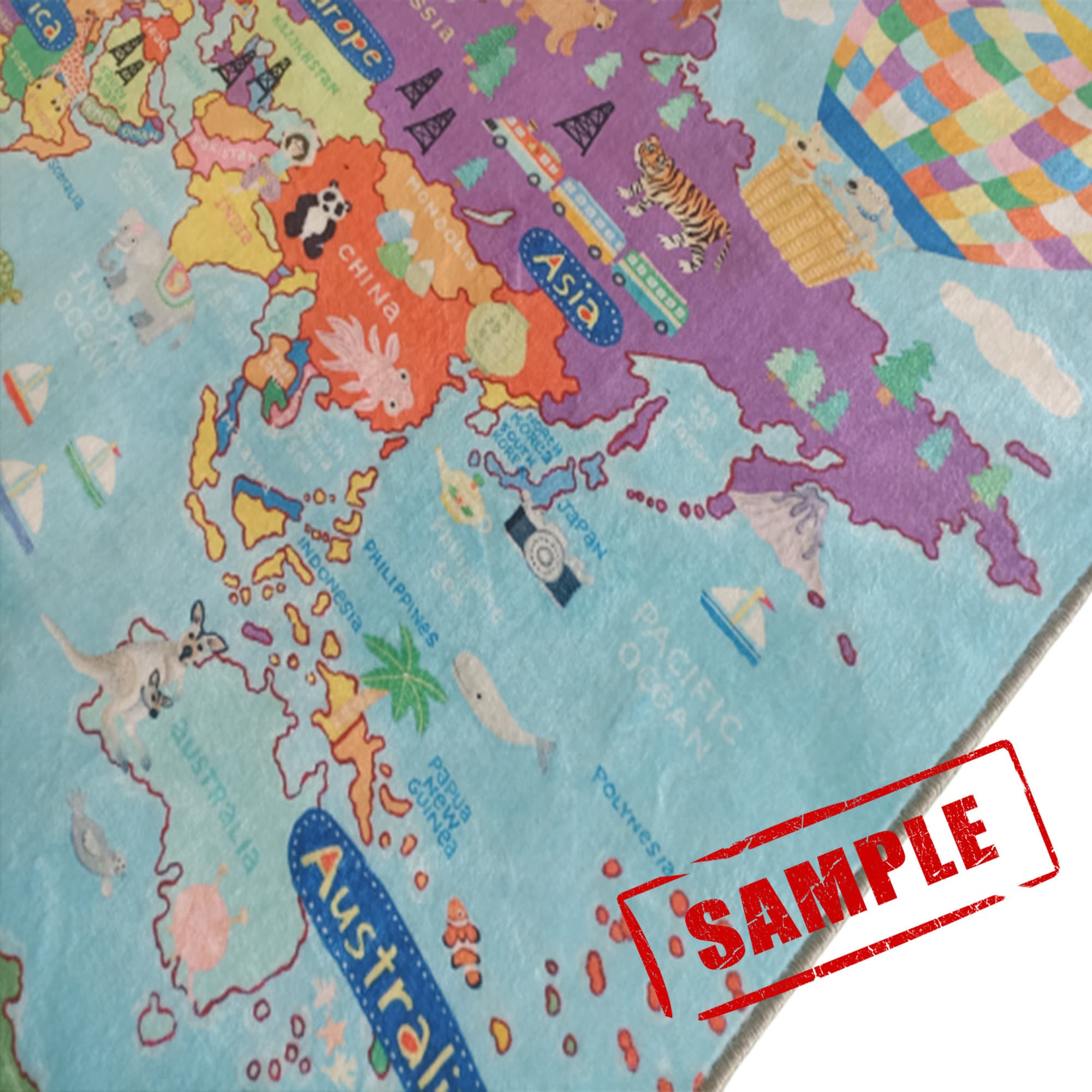 Fun Rug,world Map Rug,educational Rug,popular Rug,animal Designed Rug ...