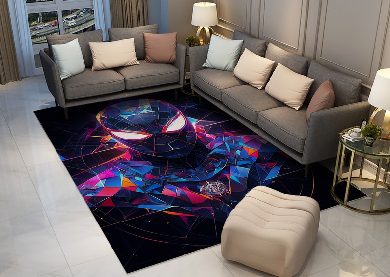 Spider Rug,spider Patterned Rug,colorful Rug,modern Area Rug,decorative ...