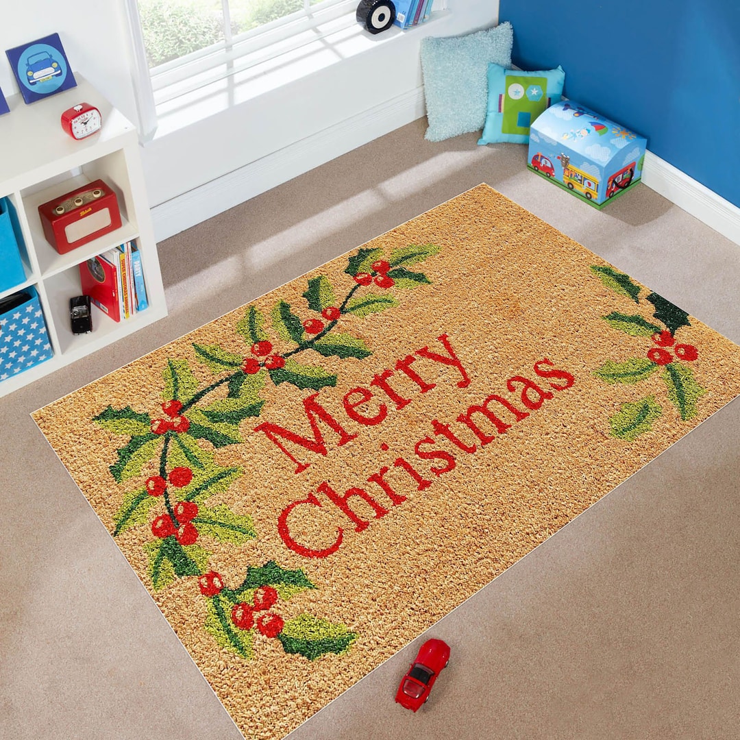 Christmas Rug,christmas Decor,christmas Gifts Rug,winter Rug,abstract ...