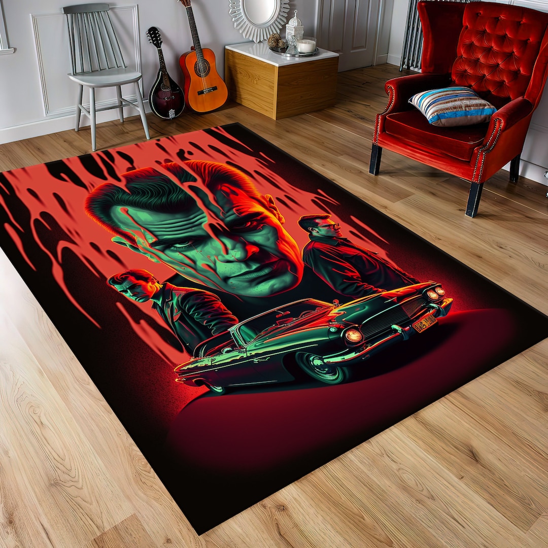 Gothic Rug, Vampire Rug, Driving Rug, 90s Themed Rug, Nonslip Floor ...