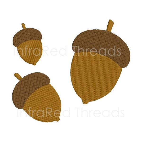 Acorn Embroidery - Etsy