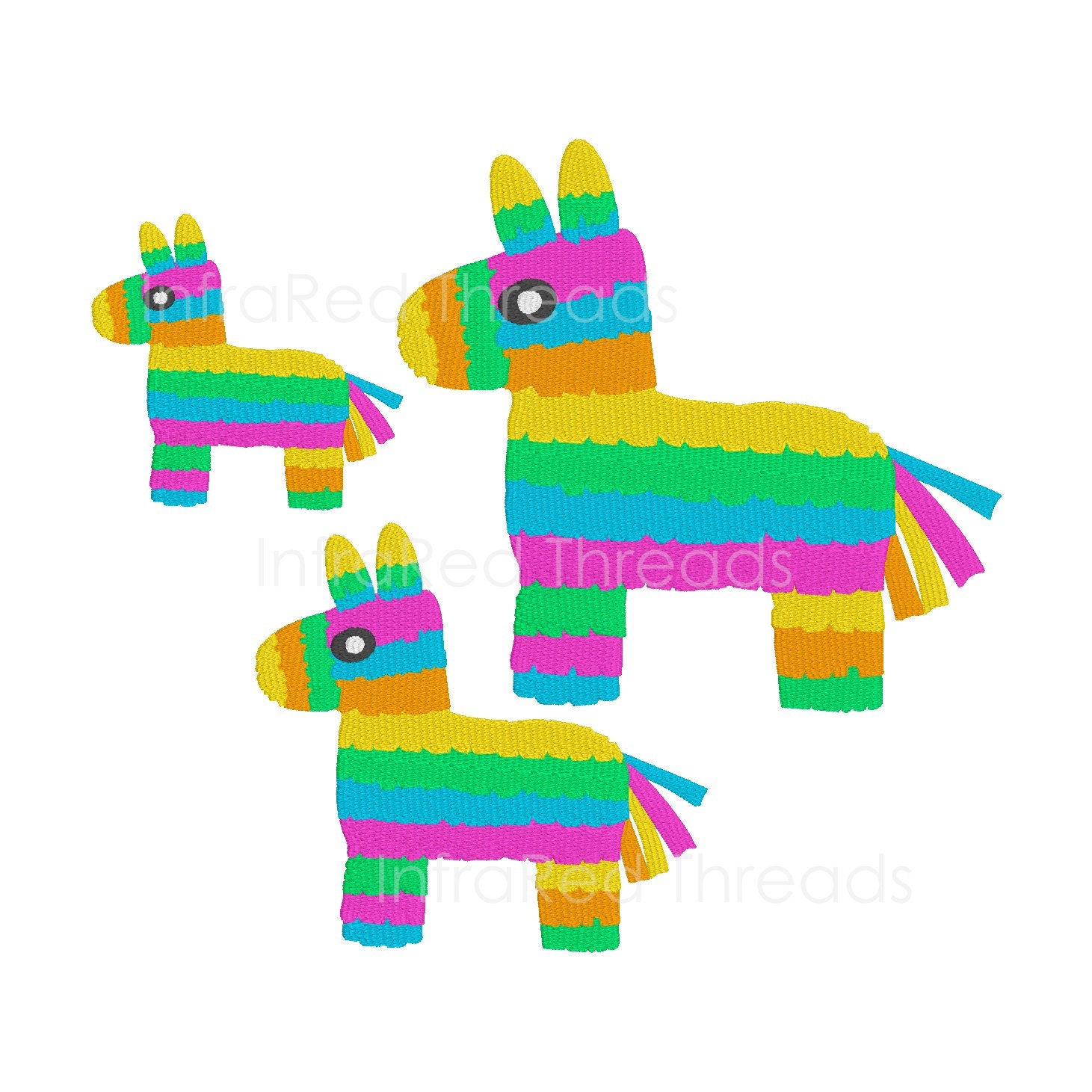 Pinata 3 Sizes Digital Embroidery Design - Etsy