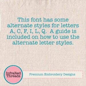 Limerick Embroidery Font – Celtic-inspired Satin Stitch Alphabet in 3 ...