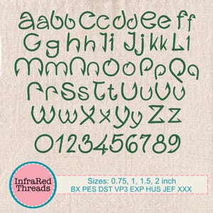 Angler Embroidery Font Fish Hook Alphabet in 4 Sizes - Etsy