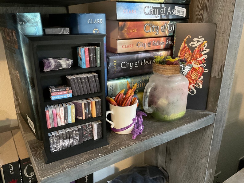 3D Printed Mini Bookshelf - Etsy