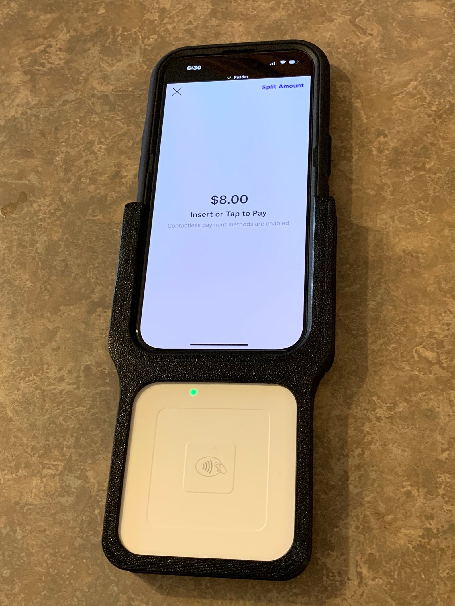 Square Reader POS for iPhone 14 Pro With Otterbox Defender 3D Model by ...