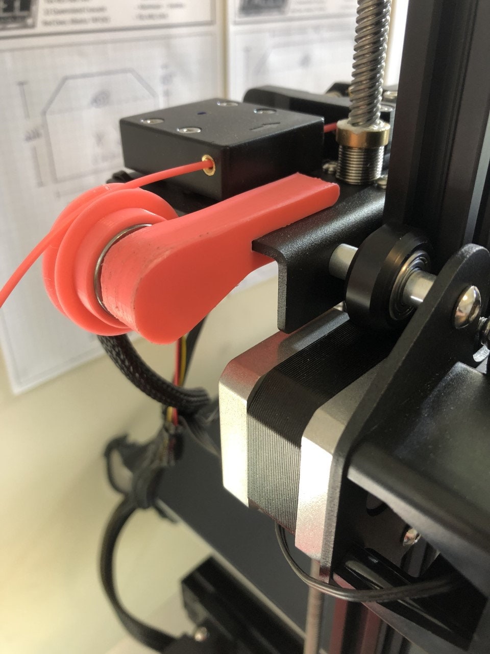 Ender 3 Max Filament Guide 3D Model by CUBEᴰ - Etsy