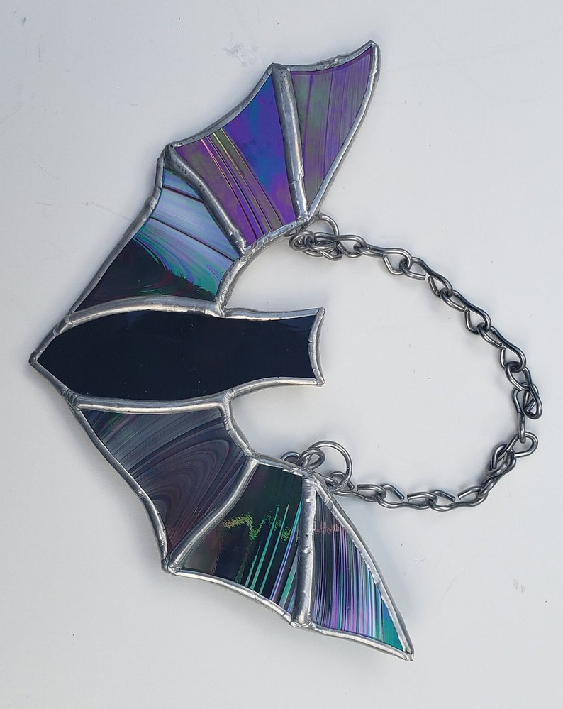 Stained Glass Bat Suncatcher - Etsy
